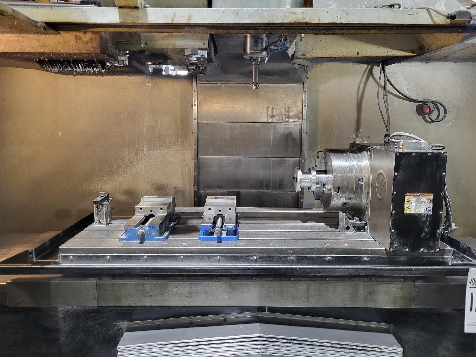 Haas VF-6SS/40 VMC, 2009 - WIPS, 4th Axis Ready, Coolant Thru Spindle ...
