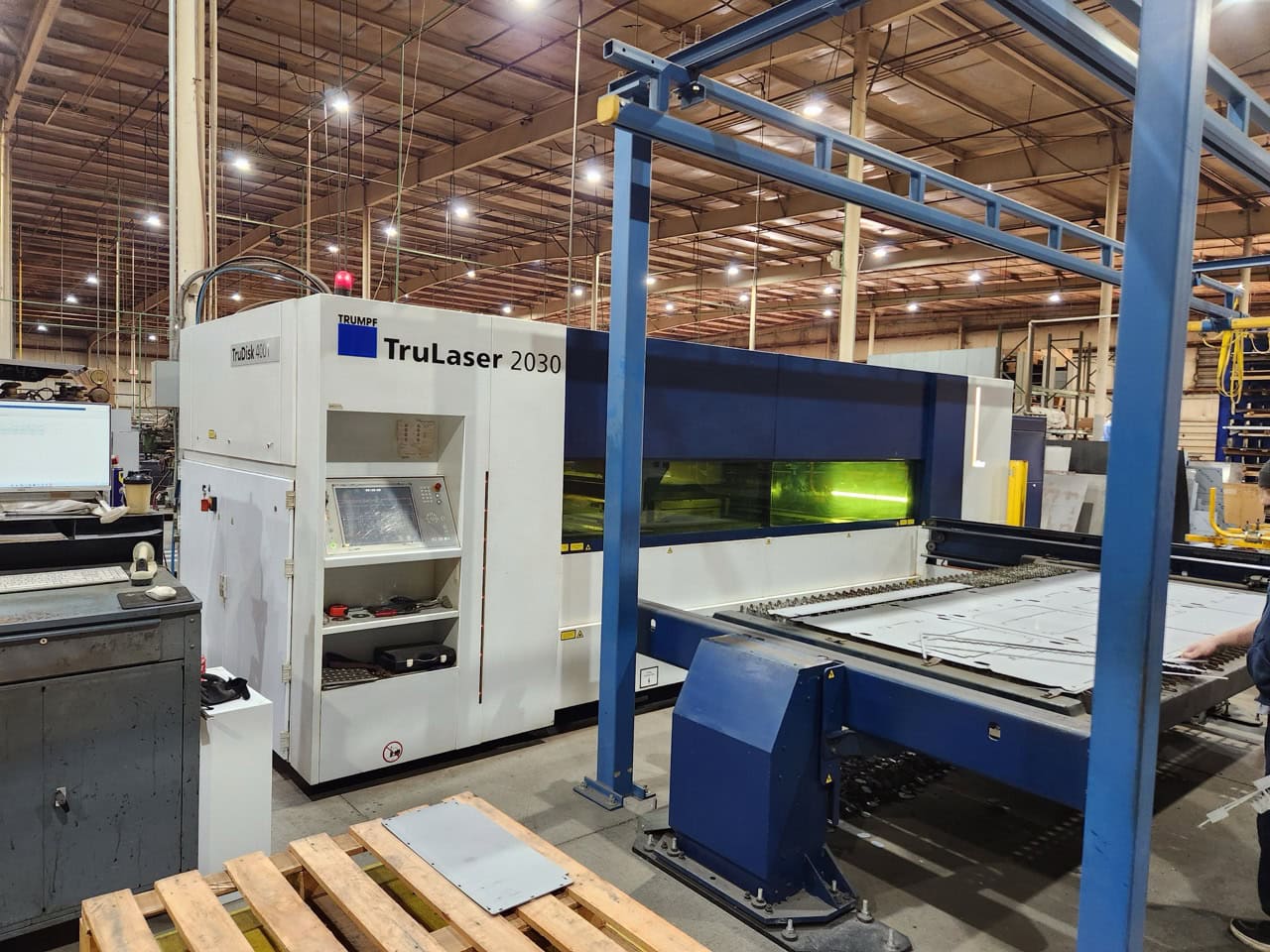 4000 Watt Trumpf TruLaser 2030 Fiber Laser, 2018 - Gantry System ...