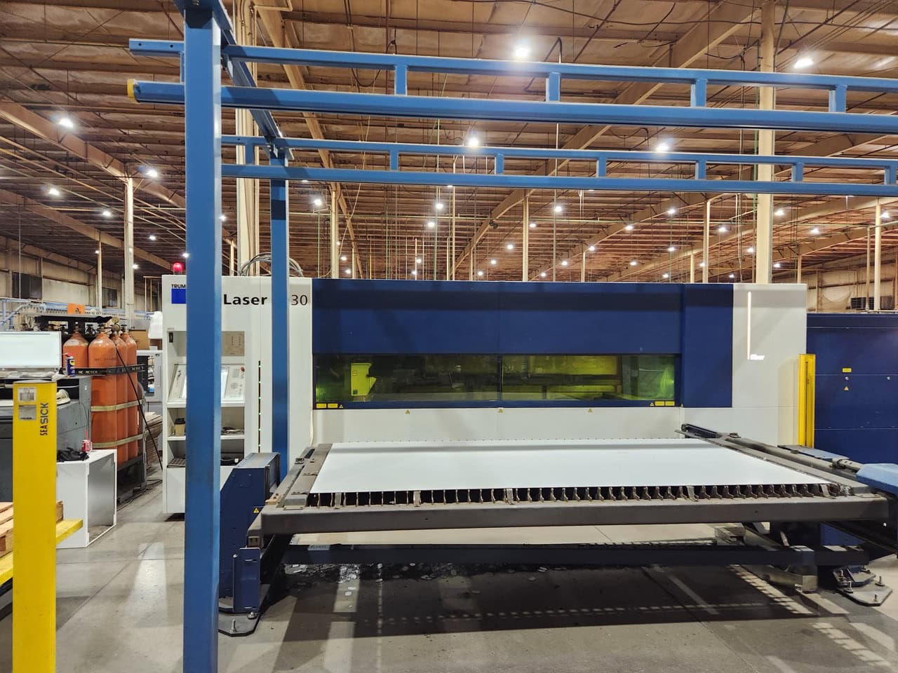 4000 Watt Trumpf TruLaser 2030 Fiber Laser, 2018 - Gantry System ...