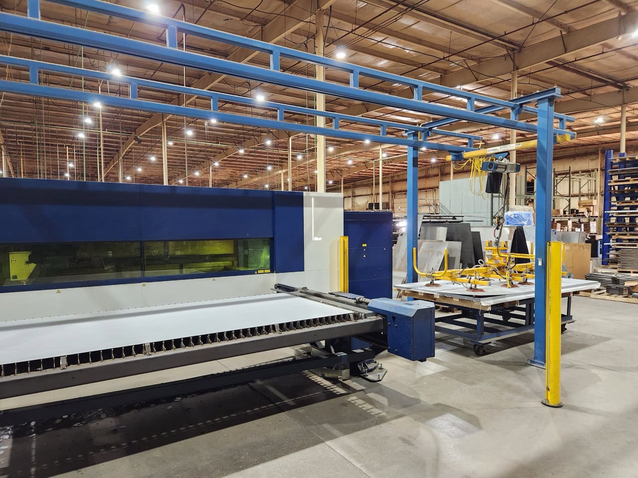 4000 Watt Trumpf TruLaser 2030 Fiber Laser, 2018 - Gantry System ...