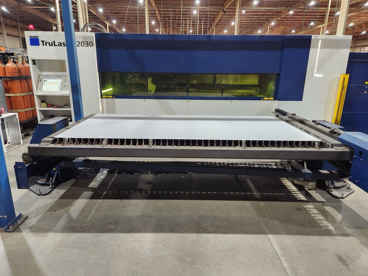 4000 Watt Trumpf TruLaser 2030 Fiber Laser, 2018 - Gantry System ...