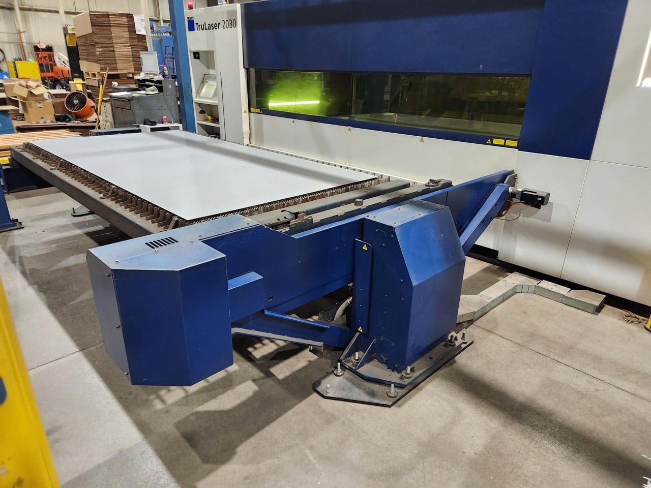 4000 Watt Trumpf TruLaser 2030 Fiber Laser, 2018 - Gantry System ...