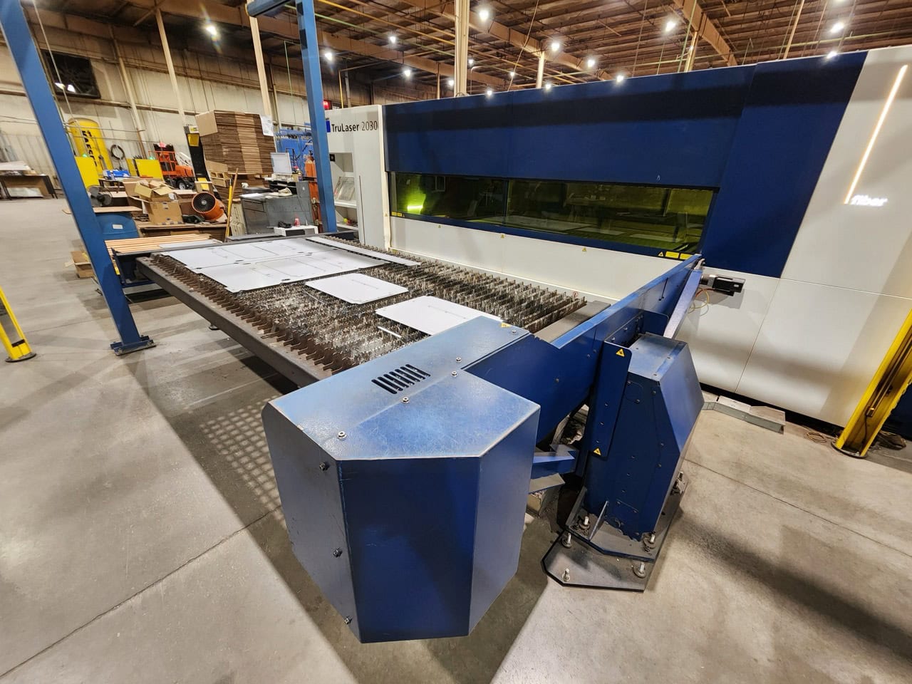 4000 Watt Trumpf TruLaser 2030 Fiber Laser, 2018 - Gantry System ...