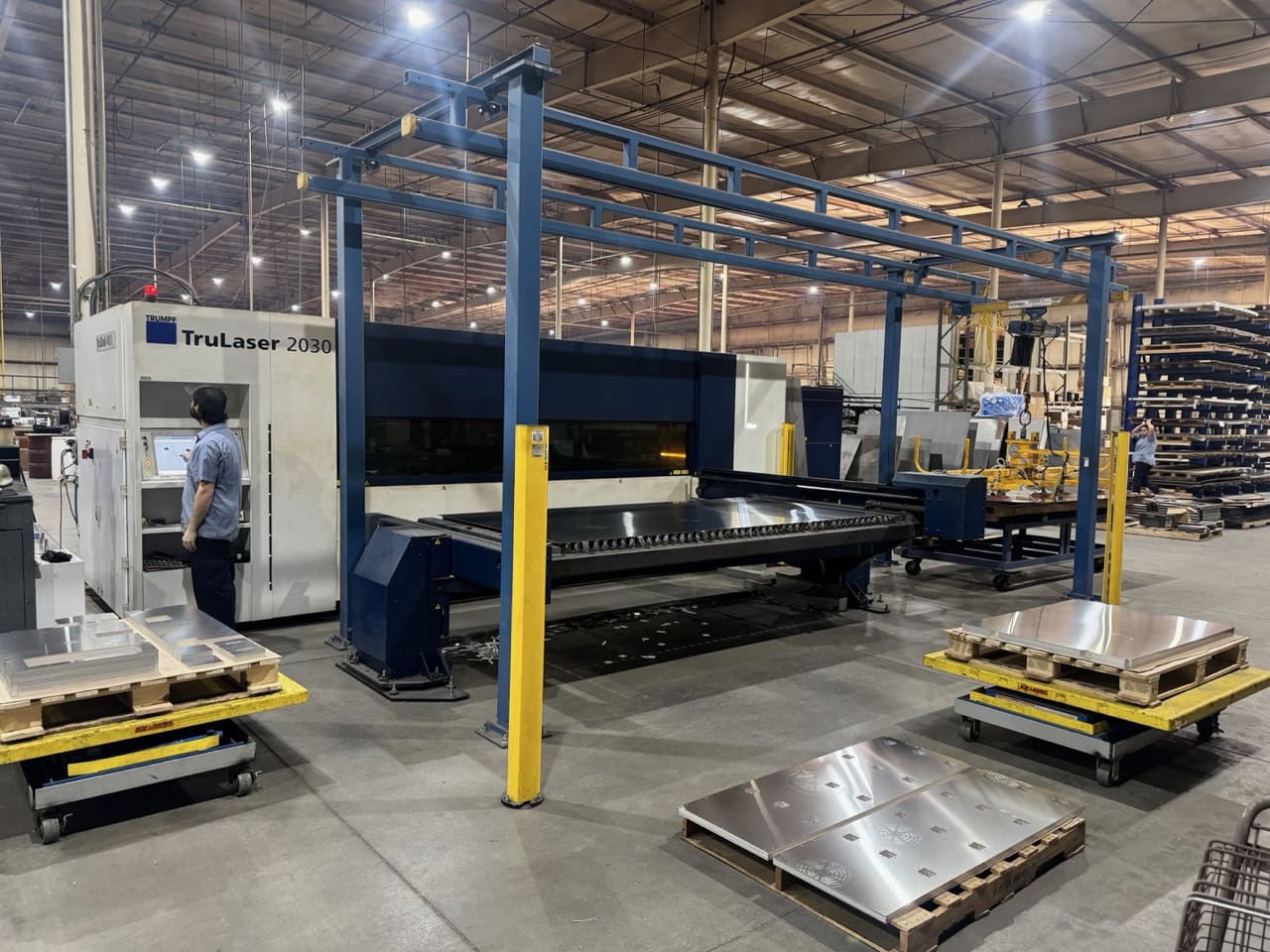 4000 Watt Trumpf TruLaser 2030 Fiber Laser, 2018 - Gantry System ...