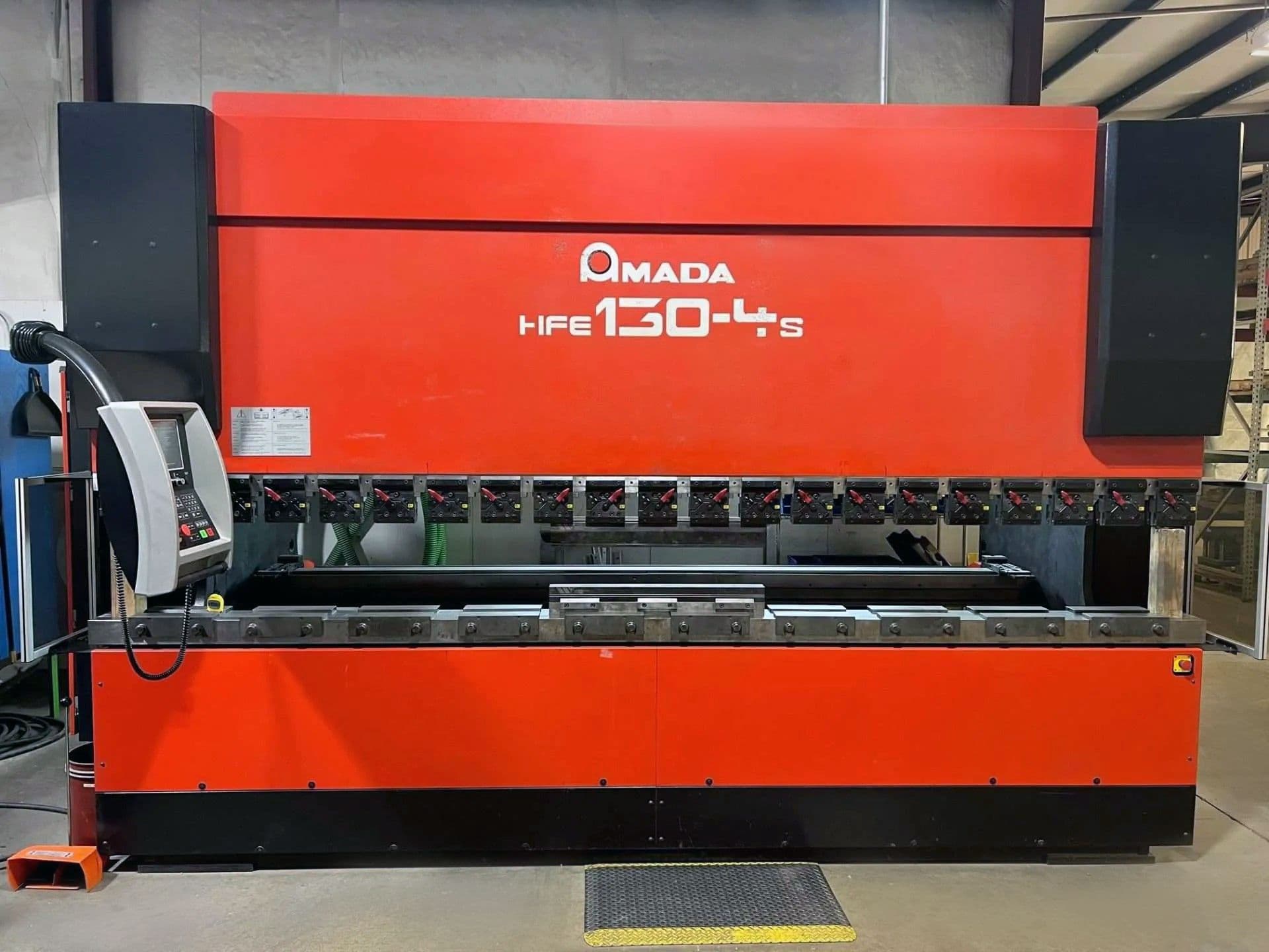 144T X 14' Amada HFE130-4S Hydraulic Press Brake, 2001 - Revelation ...