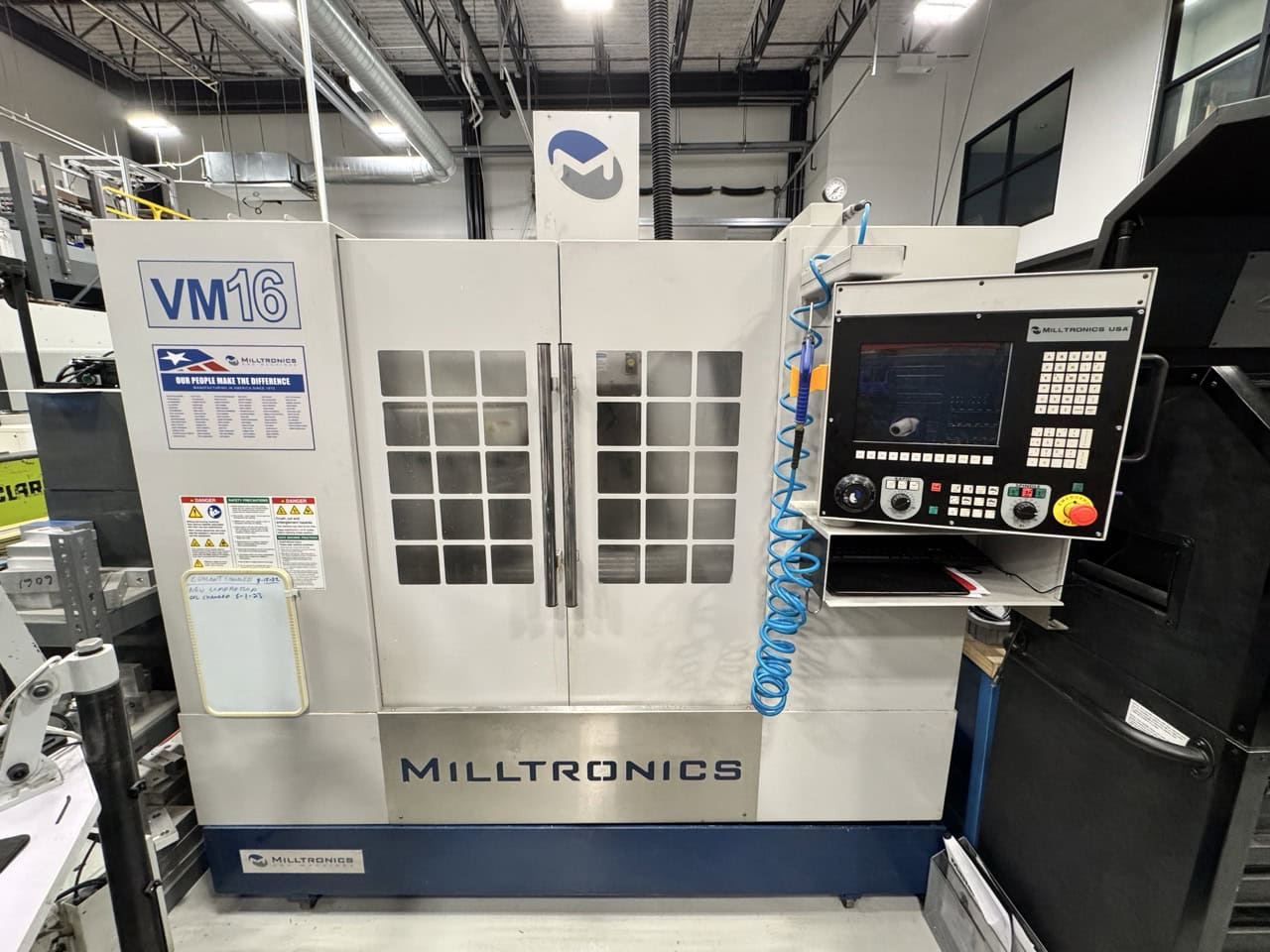 Milltronics VM16 VMC, 2009 - Coolant Through Spindle - Revelation Machinery