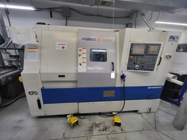 Daewoo PUMA 2500SY Multi-Axis CNC Lathe, 2004 - Tool Setter, Sub ...